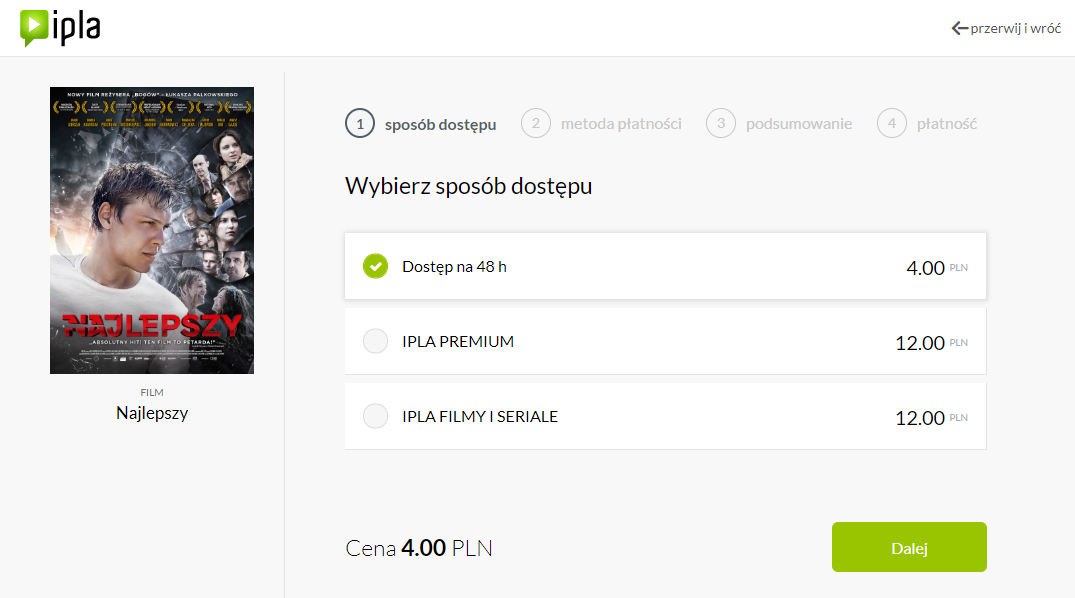 IPLA - jak wykupić pakiet lub film? - Poradnik - tvpolsat.info