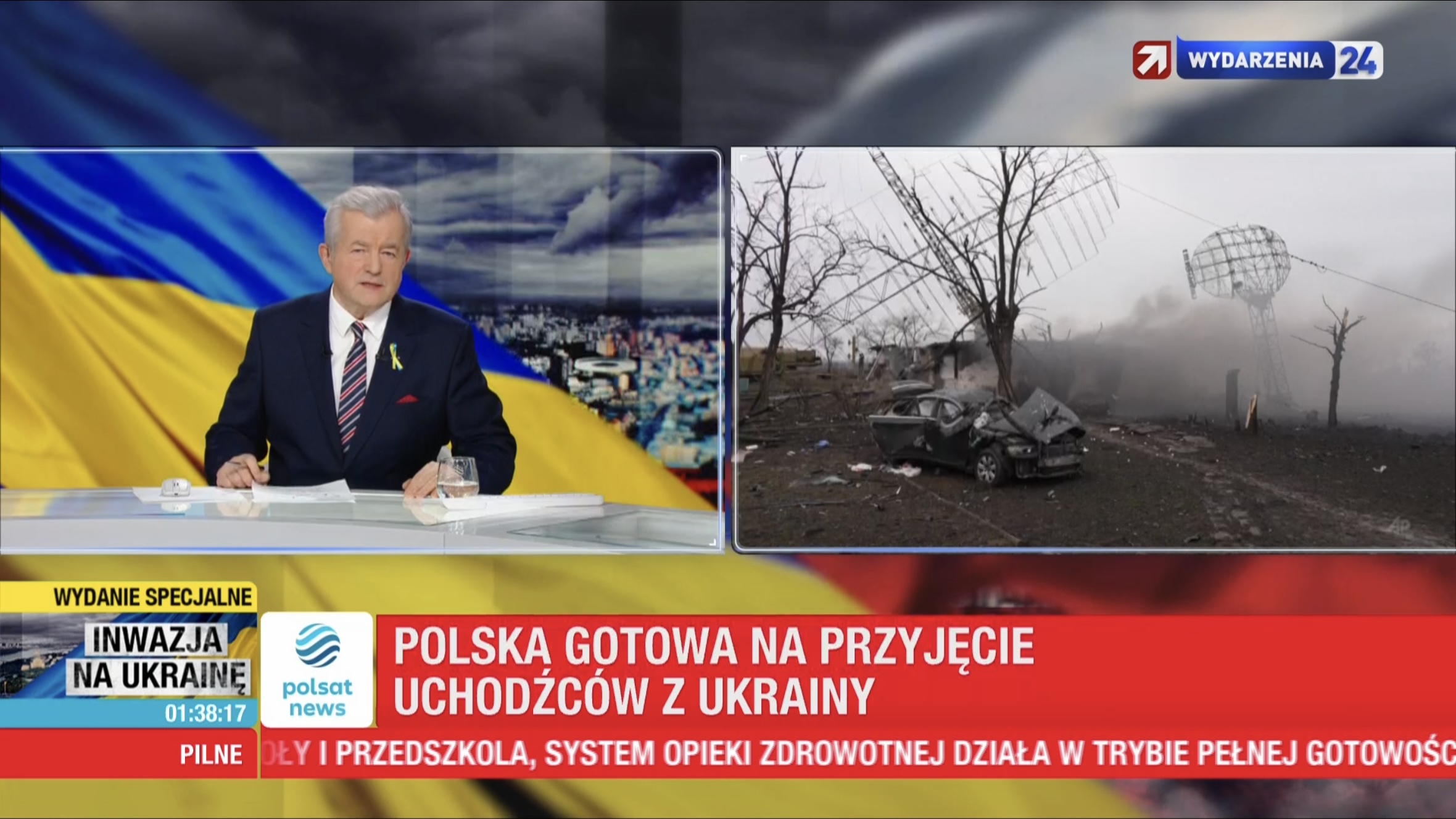 Kanał Wydarzenia 24 retransmituje sygnał Polsat News. Okno w naziemnej ...