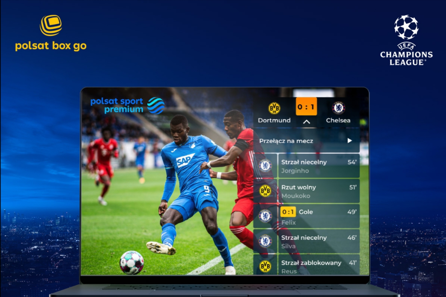 Ćwierćfinały Ligi Mistrzów UEFA w Polsat Box Go - tvpolsat.info