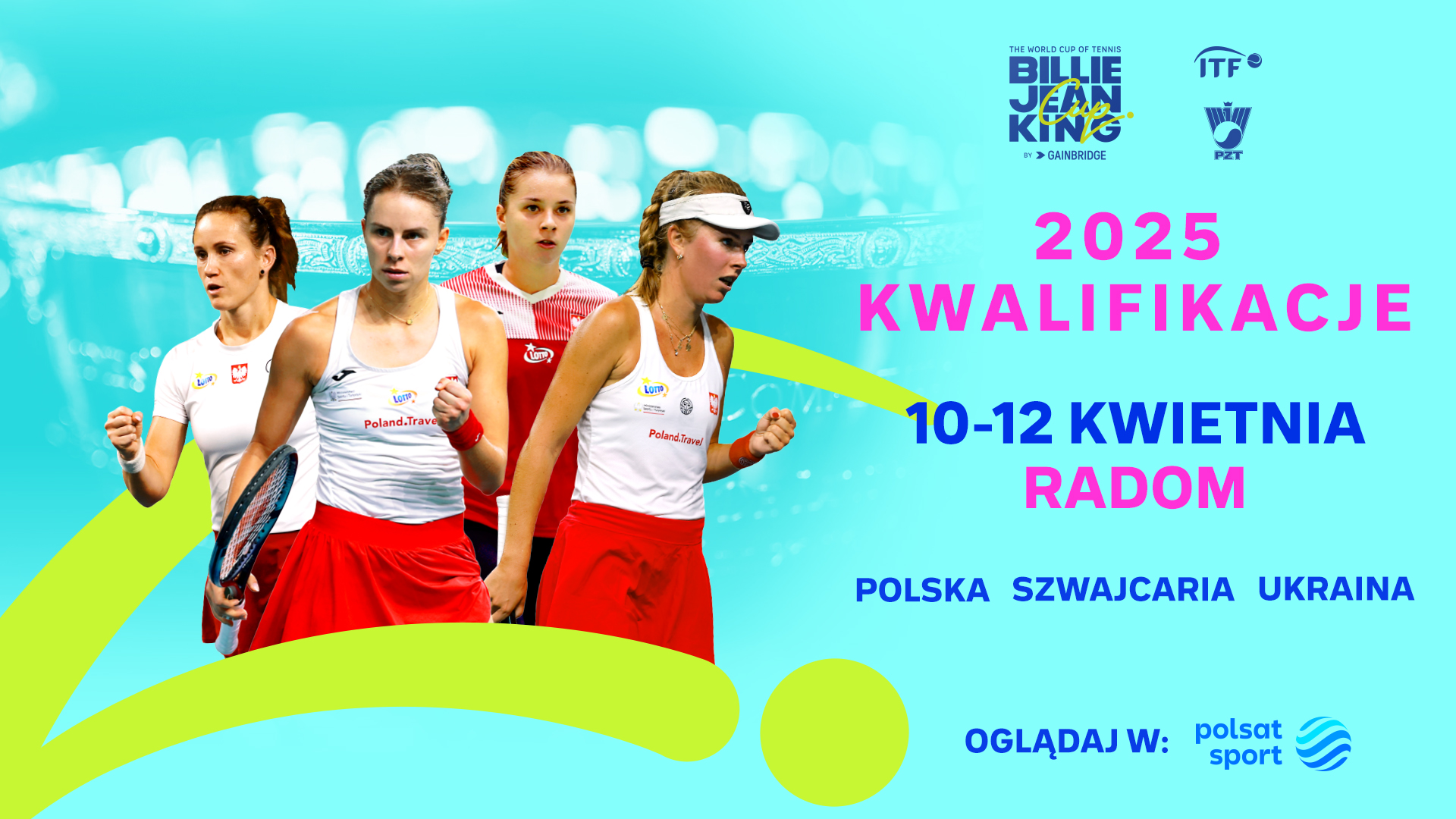 Kanały Polsat Sport pokażą Reprezentację Polski tenisistek w ...